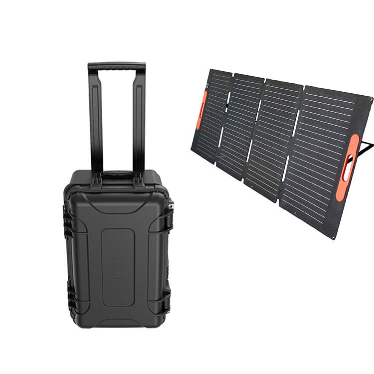 Portable Solar Energy Power Generator 1500w suitcase design for outdoor ...