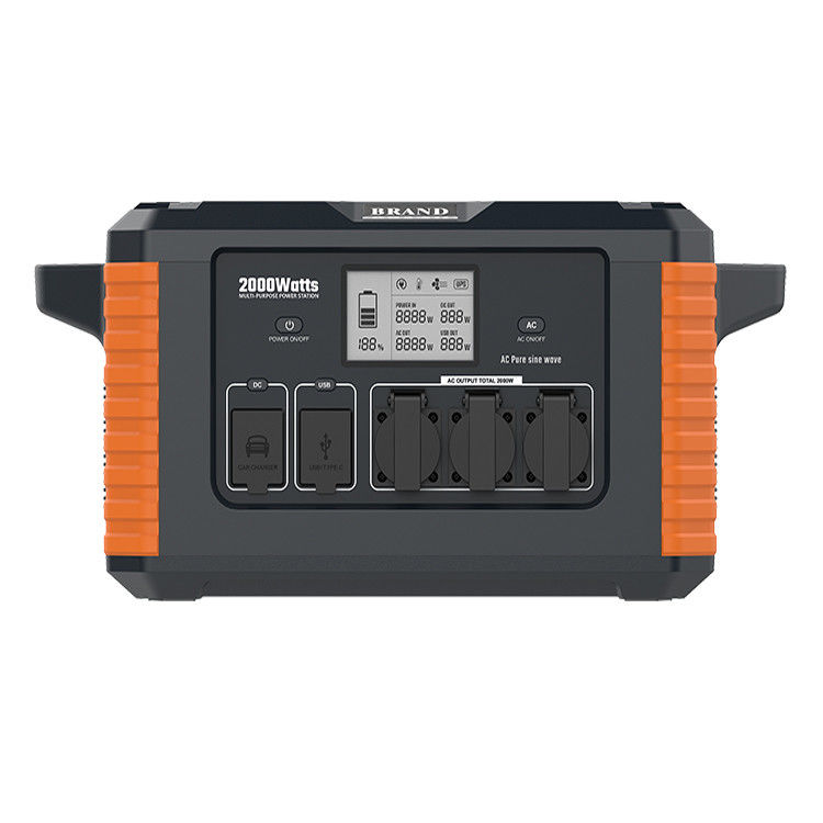 OEM 2000W Solar Generator With Battery Expansion, solar powered ...