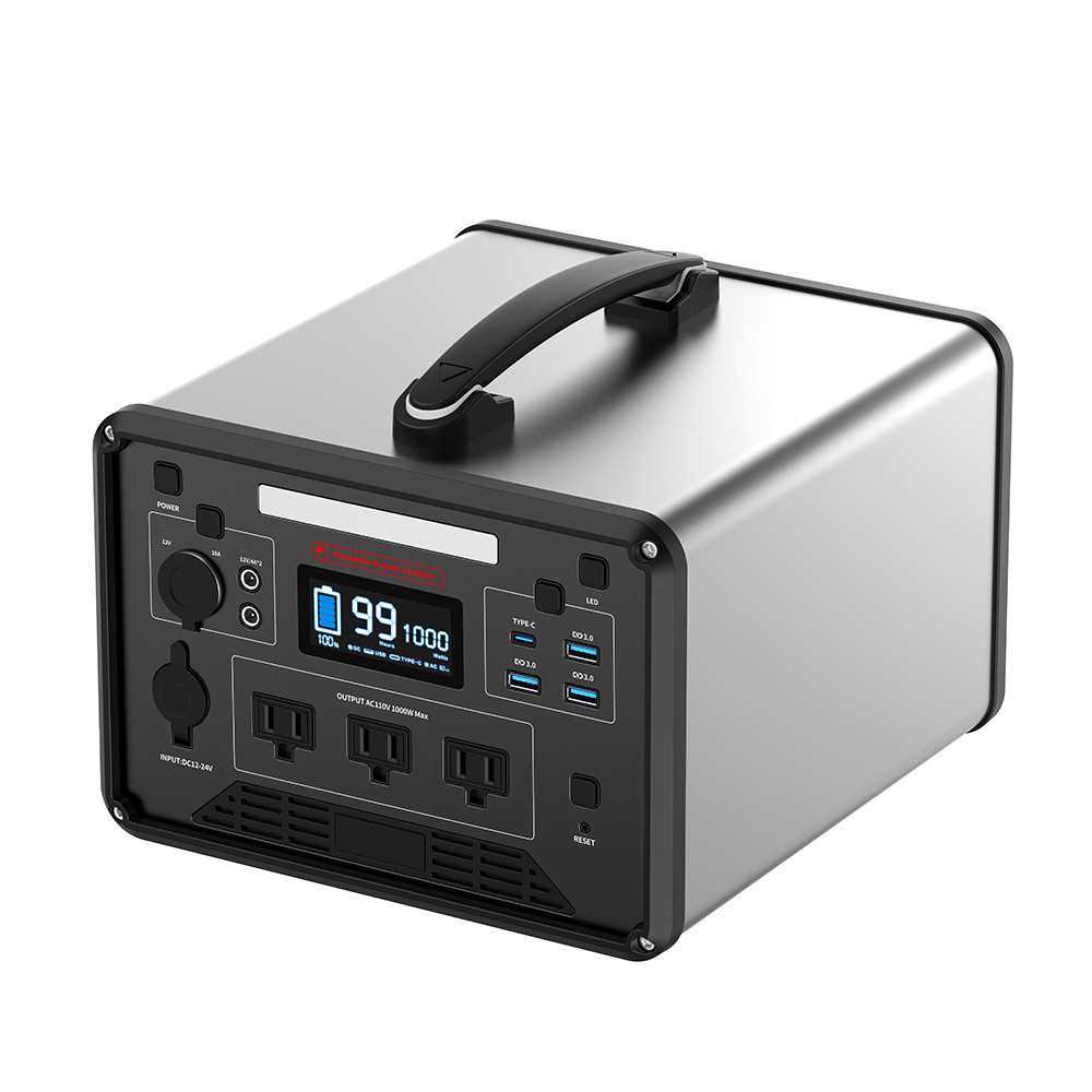100Ah 1280Wh High Capacity Power Station , RV Portable Rechargeable ...