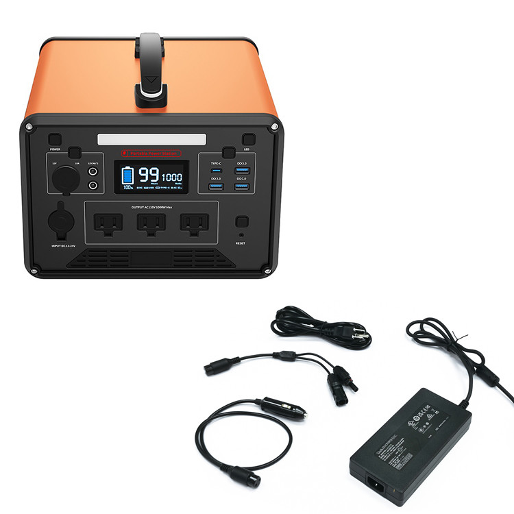 Ultraportable Solar Rechargeable Portable Power Supply Fireproof For RV