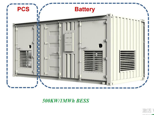 1000KWH Solar Storage Battery System 1MWH BESS Hybrid 20ft Battery ...